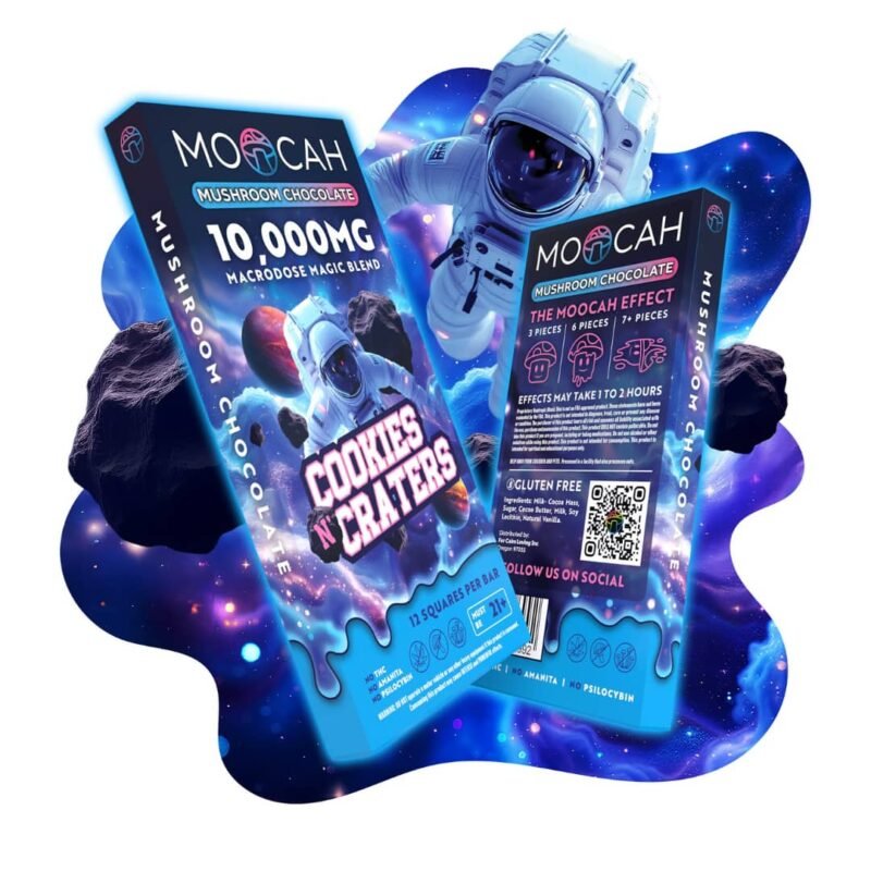 MOOCAH CHOCOLATE COOKIES N CRATERS BAR - Moocah Gummies | Moocah Vape
